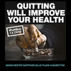 Buy Manchester Sapphire Blue Plain Cigarettes - $110/Carton – Top Smoke